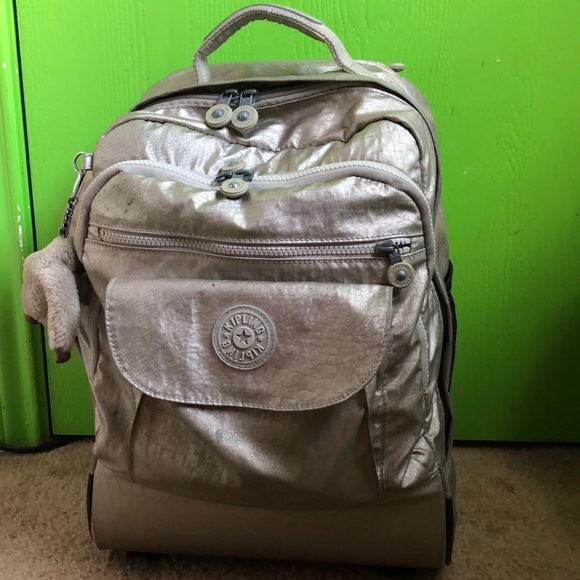 Kipling | Bags | Kipling Metalic Rolling Bakcpack | Poshmark